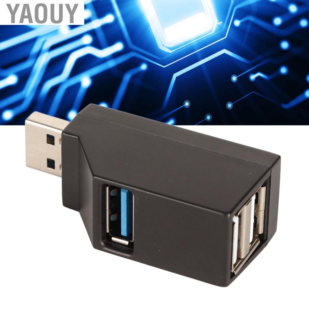 Yaouy USB Hub Dock 3 Port Splitter Mini Portable Hot Swapping | Shopee ...