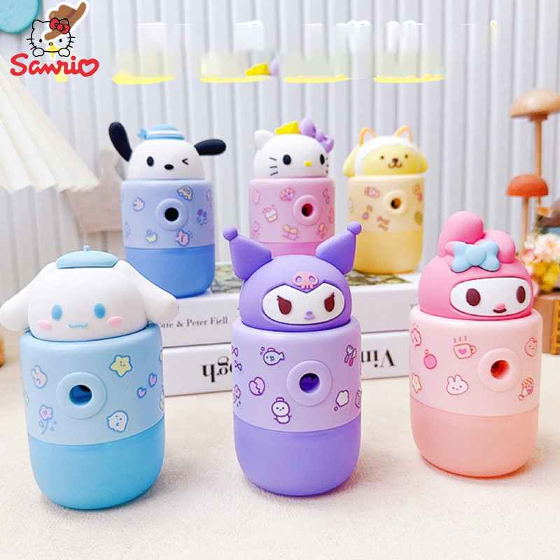 Sanrio My Melody Kuromi Hand Pencil Sharpener Hello Kitty Cinnamoroll ...