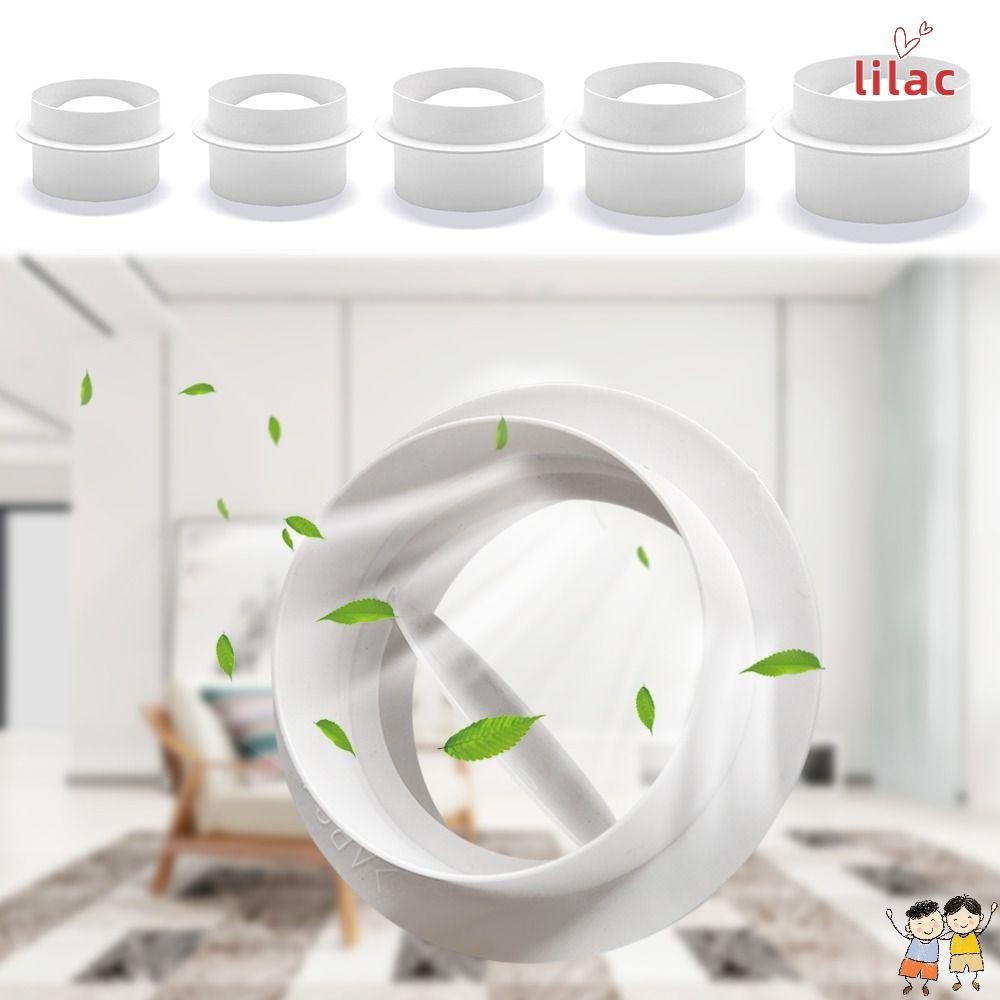 LAC Air Duct Check Ventilation Valve, Plastic Round Pipe Check Valve ...