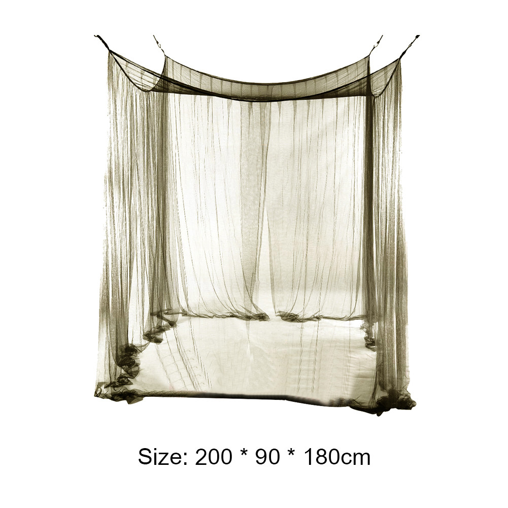 LF# Mosquito Canopy Netting Sleeping Mesh Tent Army Green for Room Bed ...