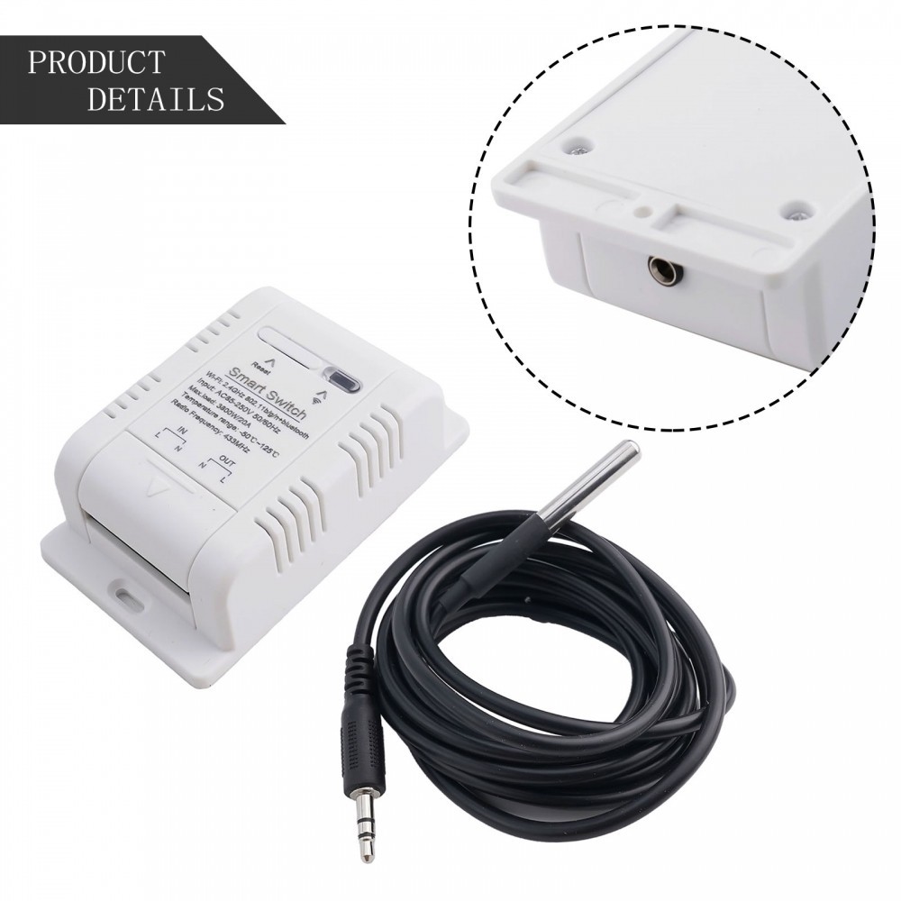 Tuya WIFI Smart Temperature Switch Sensor Energy efficient Temp ...