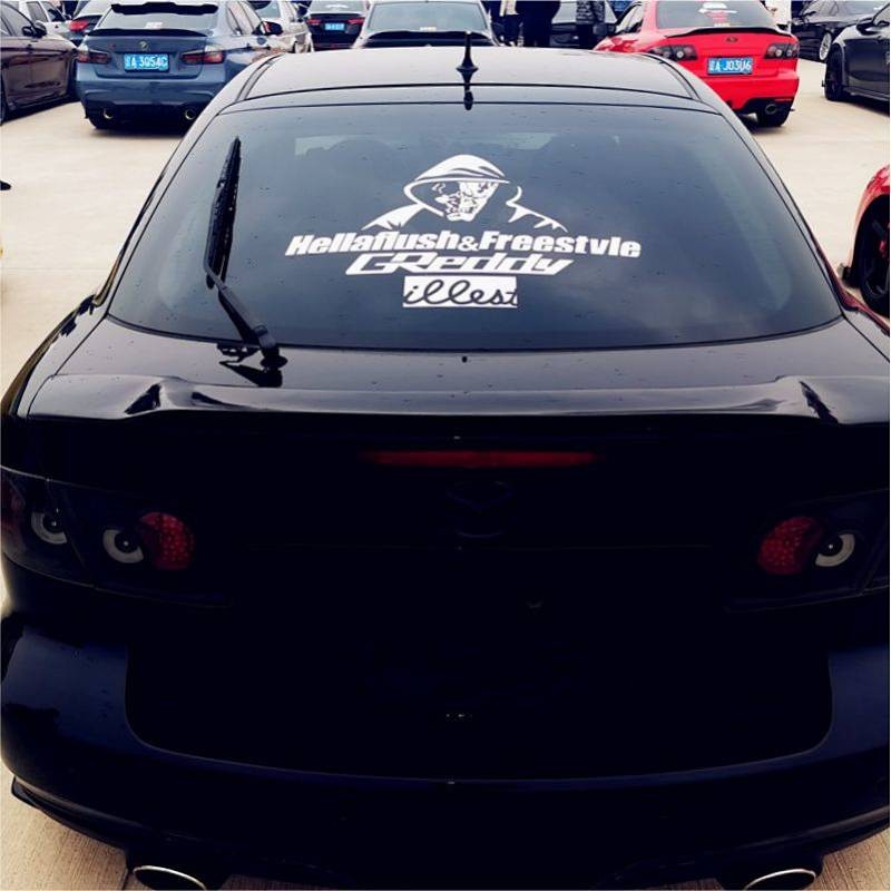 {Ready Stock} Rear Window Bumper Stickers JDM Modified Personalized ...