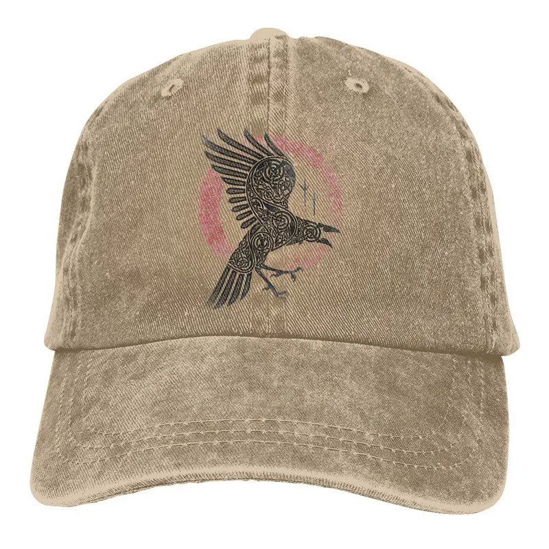 RAGNAR'S RAVEN The Baseball Cap Peaked capt Sport Unisex Outdoor Custom ...
