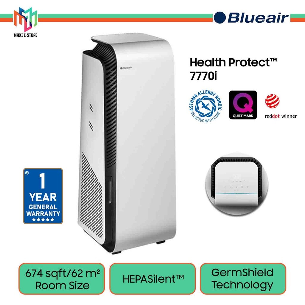 Blueair 7770i HealthProtect™ Air Purifier 674 sqft/62 m² WIFI Enable ...