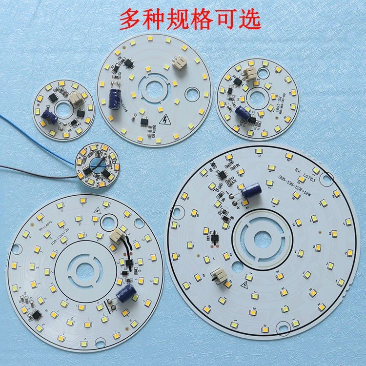 Led Round Crystal Light Nordic Light Dining Chandelier Ceiling Light ...