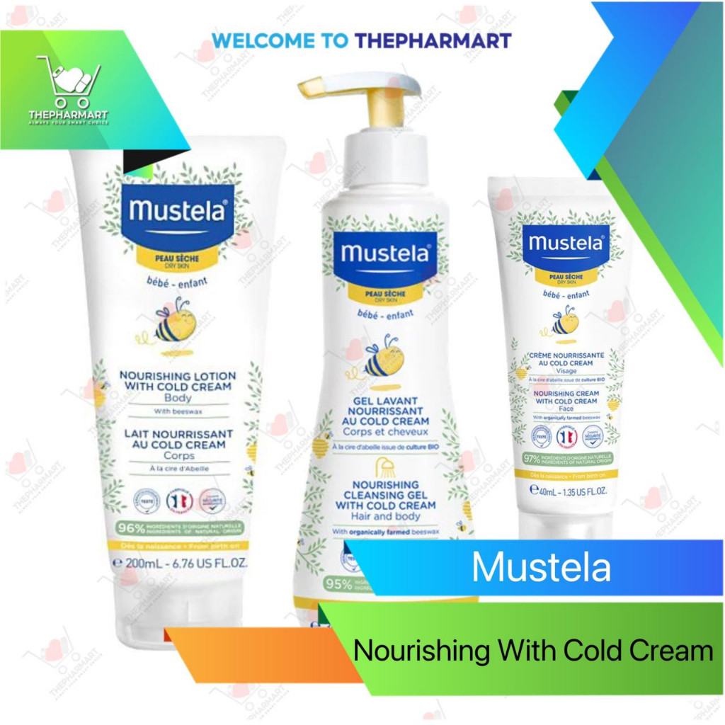 Mustela Nourishing Face Cream dengan Cold Cream (40ml) Mustela ...