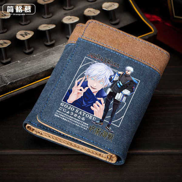 dompet beg duit beg duit lelaki Jujutsu kembali dompet pertempuran ...