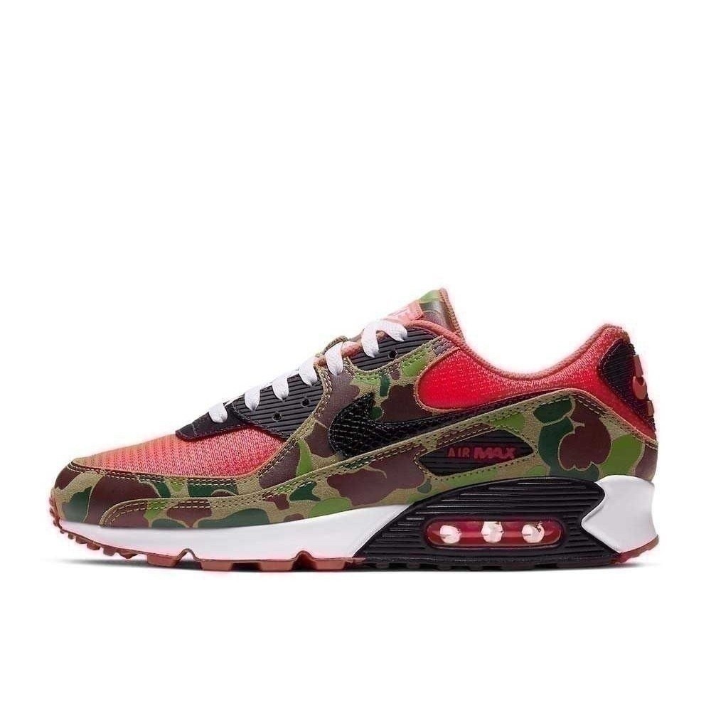 Nike Air Max 90 SP "Reverse Duck Camo Dark Sage and Solar Red" (2024) CW6024-600 Unused | Shopee ...