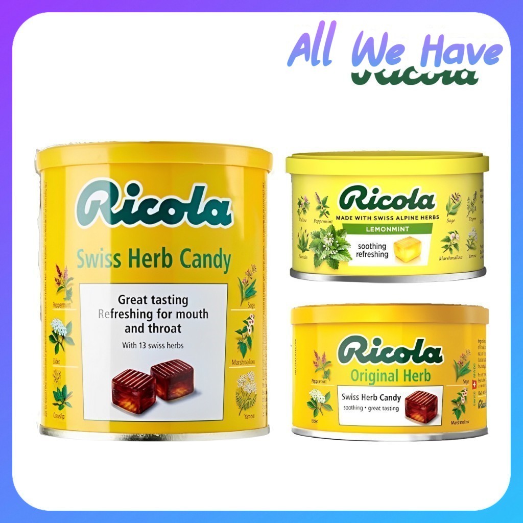 (FRESH BATCH) Ricola Swiss Herb Candy Original Soothing Throat Candy Sugar Gula Melegakan ...