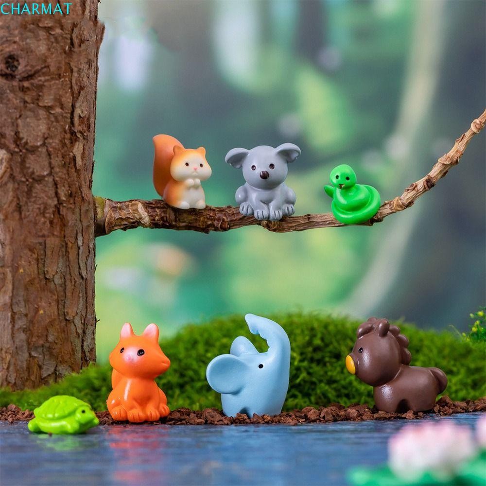 CHARMAT Animals Micro Landscape Ornaments, Cute Cat Duck Sheep Squirrel ...