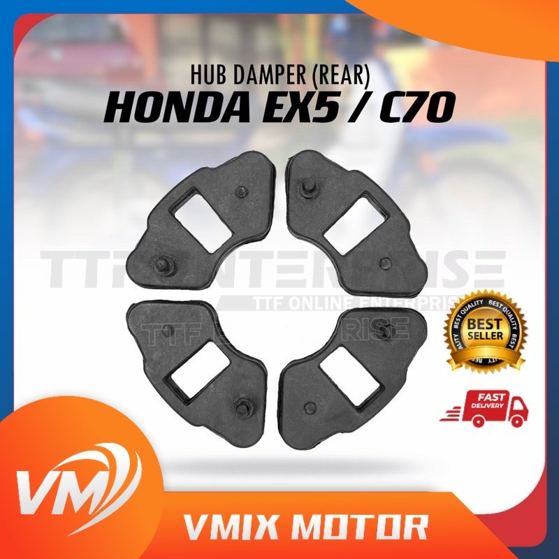HONDA EX5 / C70 HUB DAMPER (REAR) GETAH RUBBER HUB DAMPER | Shopee Malaysia