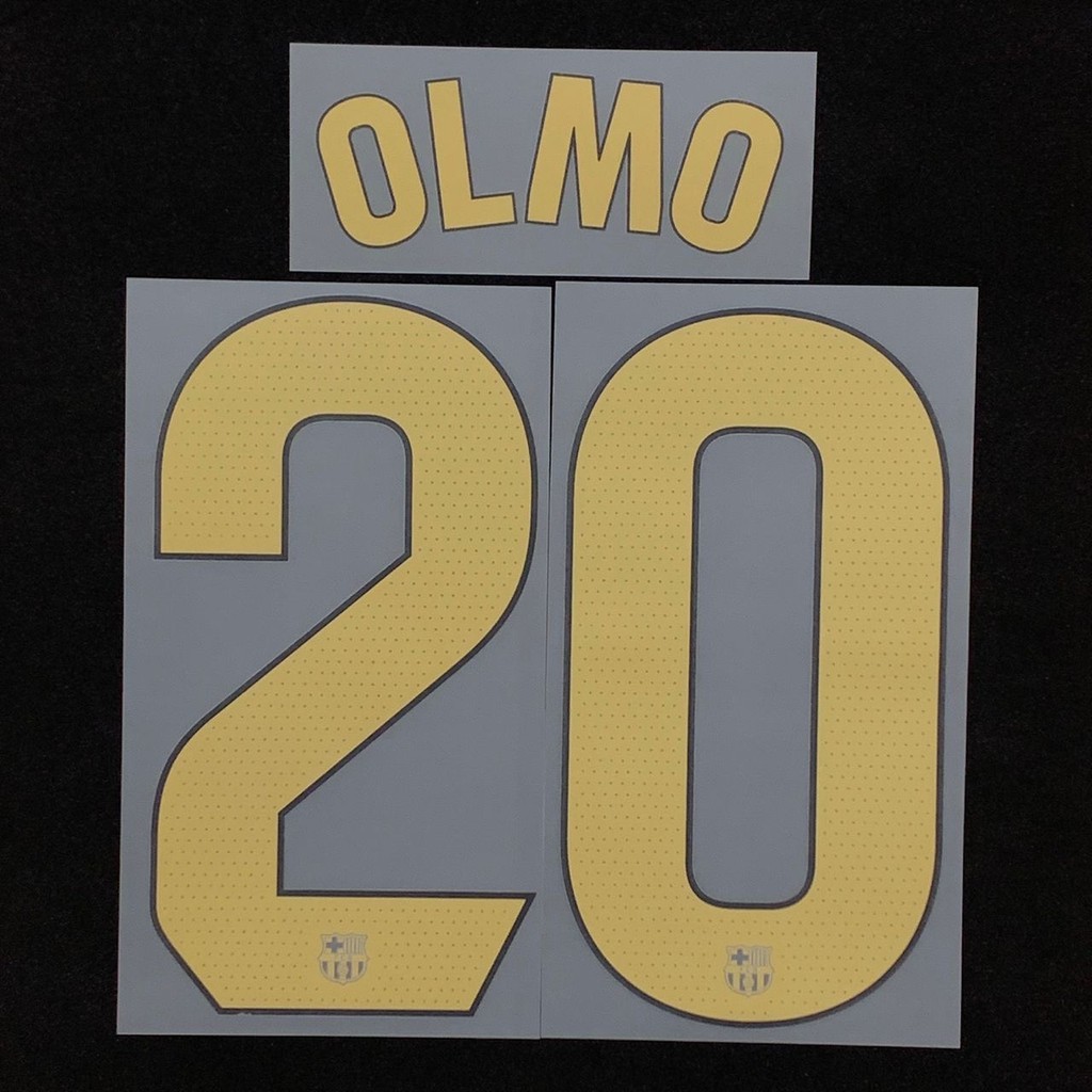 OFFICIAL OLMO #20 FC Barcelona Home La Liga 2024-25 PRINT | Shopee Malaysia