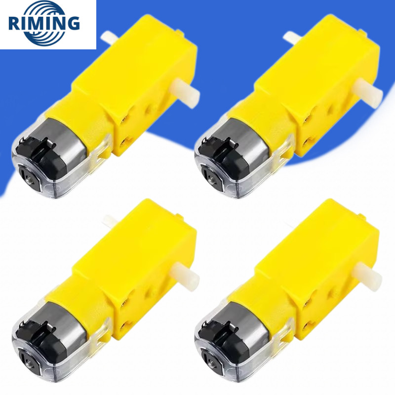4pcs/lot TT Motor DC Gearbox Motor Dual Shaft 200RPM DC 3-6V Gear Motor ...