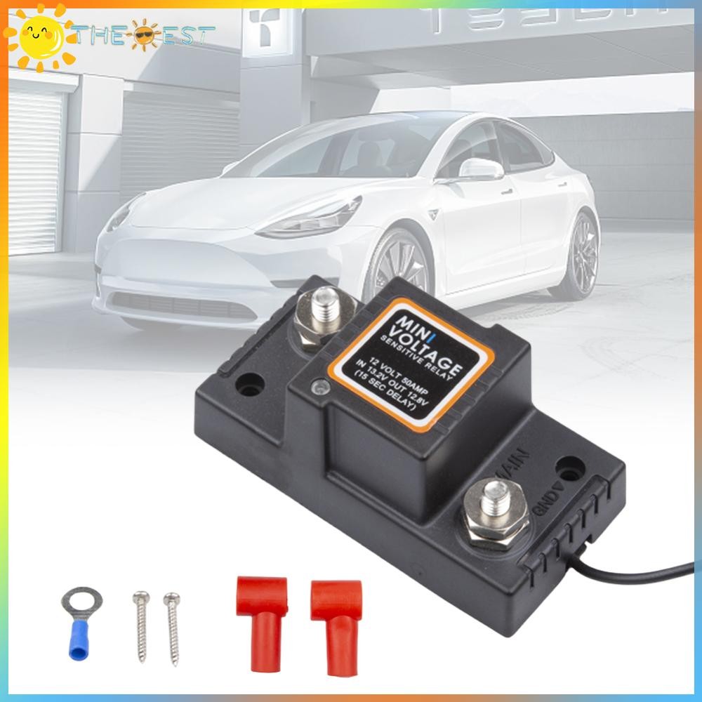 Local Delivery 🚚 Mini Voltage Sensitive Relay Waterproof Car Motorcycle ...
