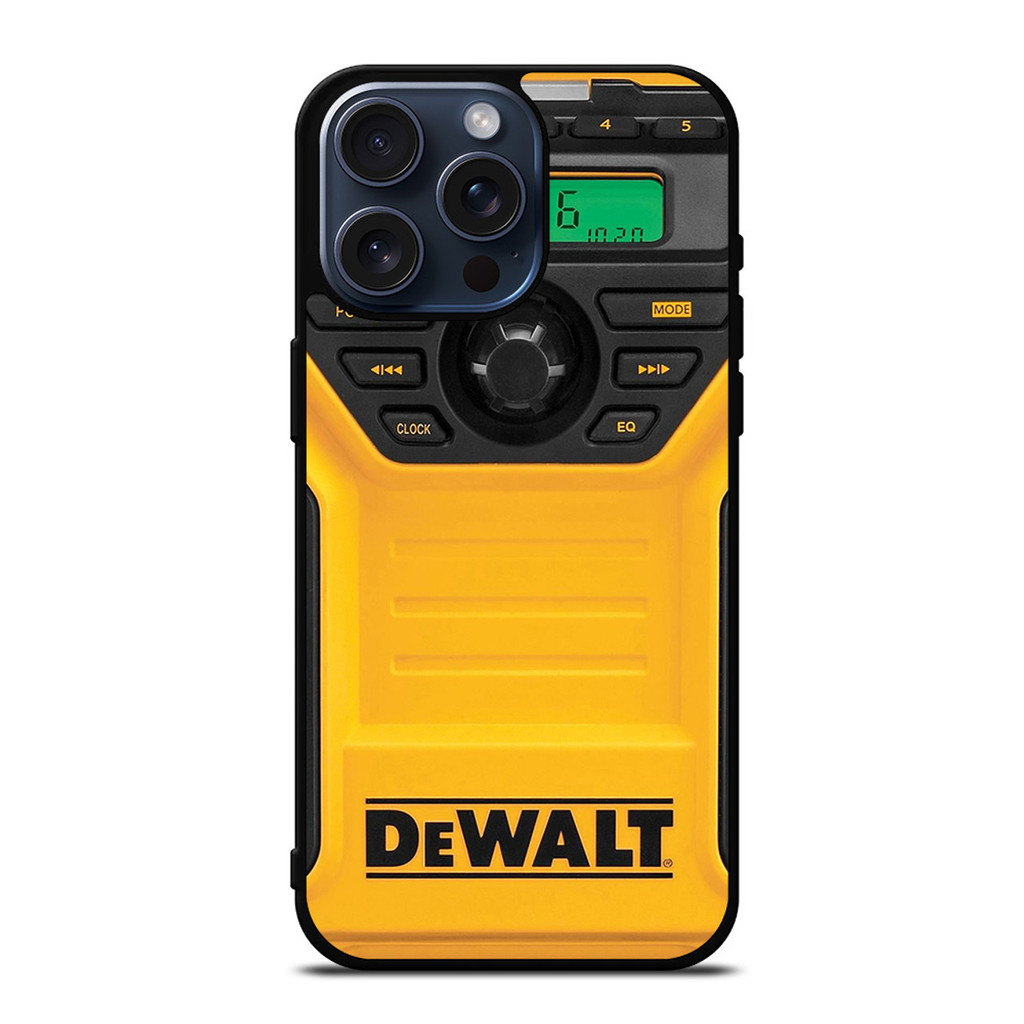 DEWALT RADIO LOGO IPhone 16 Pro Max 6.7 Inch 2024 Case Black For IPhone ...
