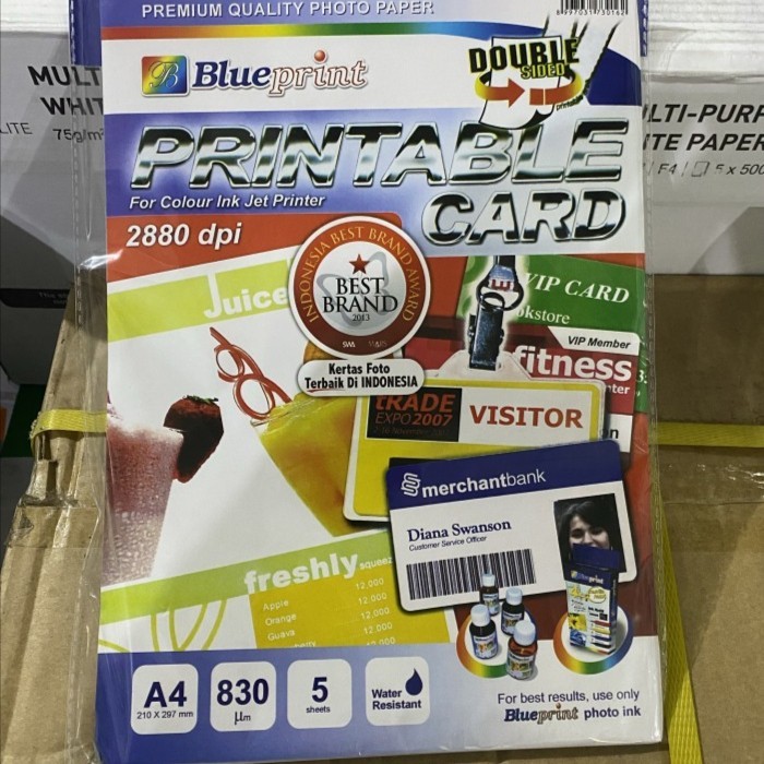 Pvc paper id card blueprint a4 | Shopee Malaysia