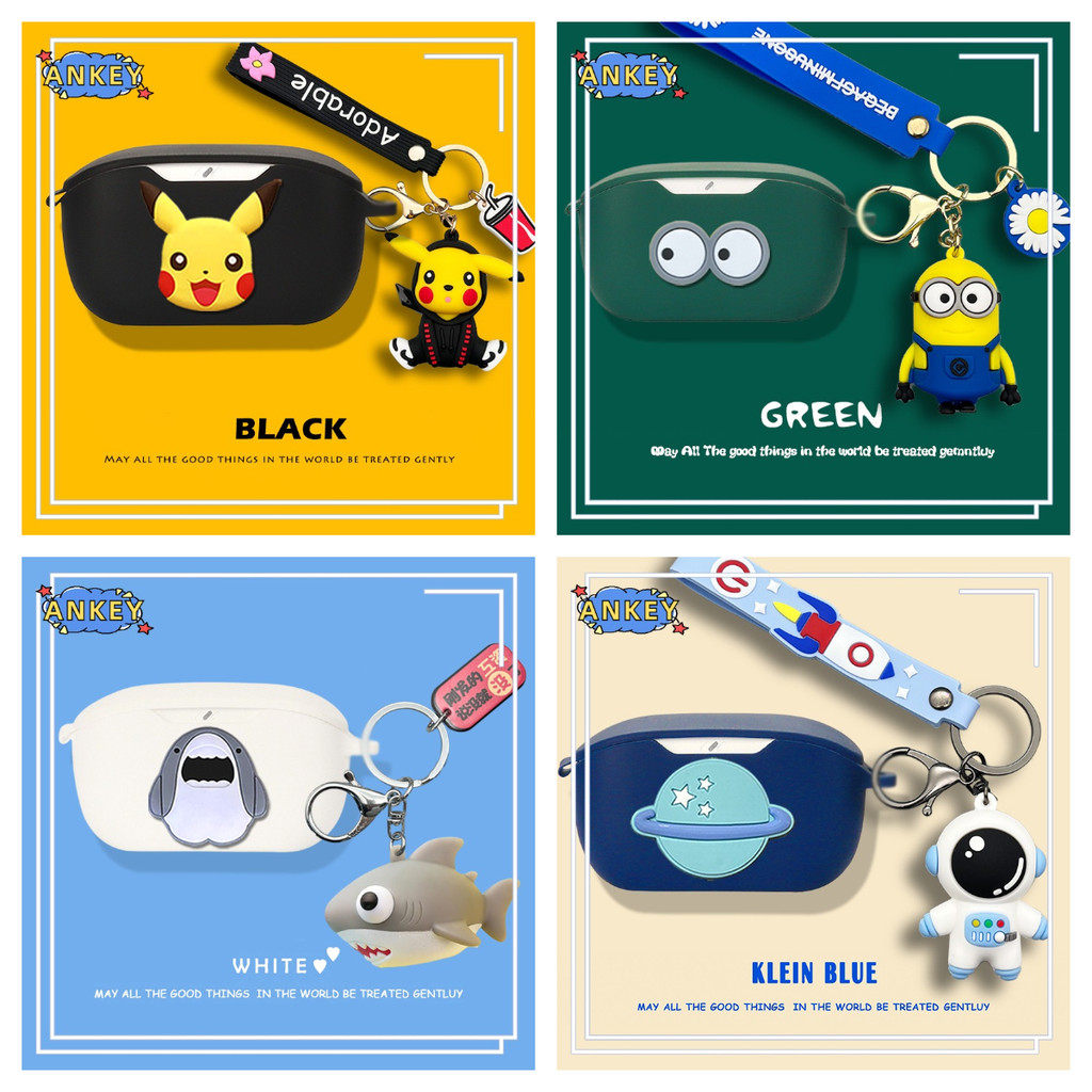 Case for JBL Wave Buds 2 Protective Silicone Cute Cartoon Covers ...