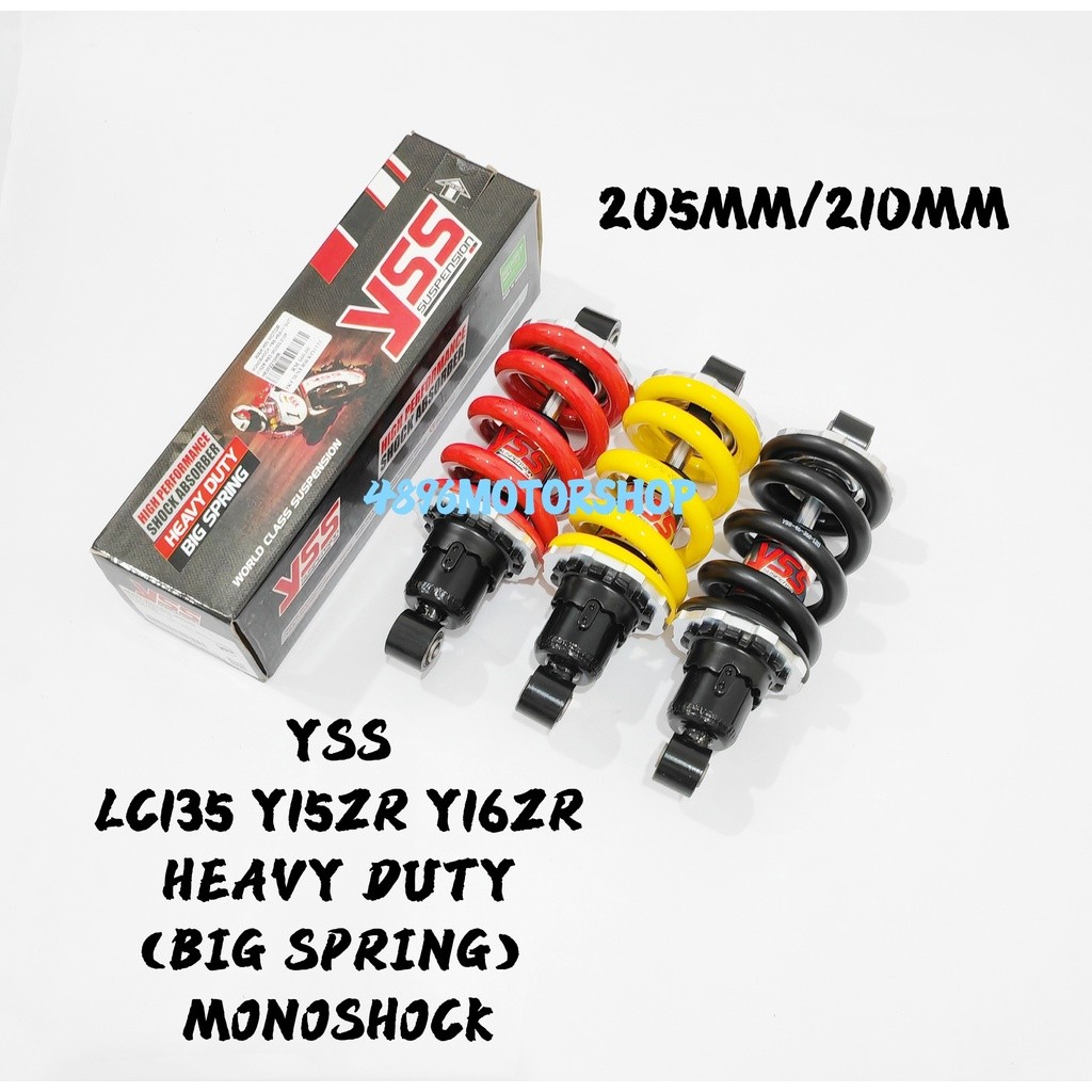 100% ORIGINAL YSS BIG SPRING ADJUSTABLE MONOSHOCK Y15 Y16 LC135 V1-V8 ...