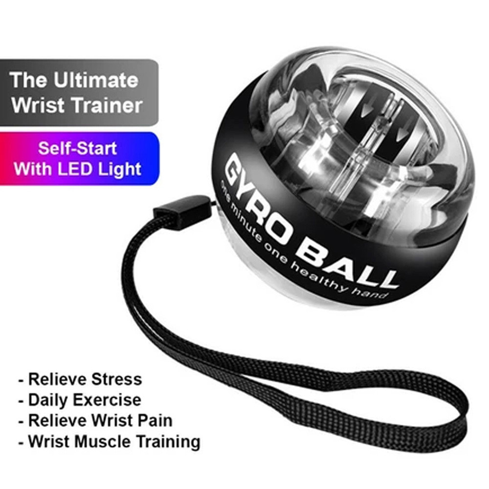 Gyro Power Hand Ball Self-starting Wrist Ball Fitness Sport Arm Wrist ...