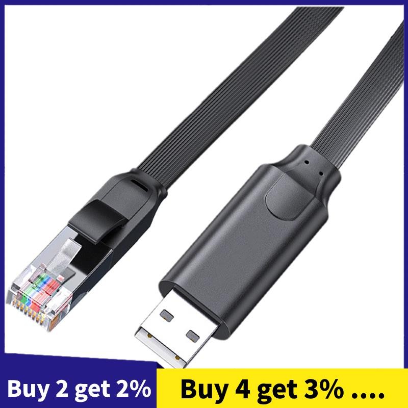 USB to RJ45 Console Cable RS232 Serial Adapter for Laptop Computer USB ...