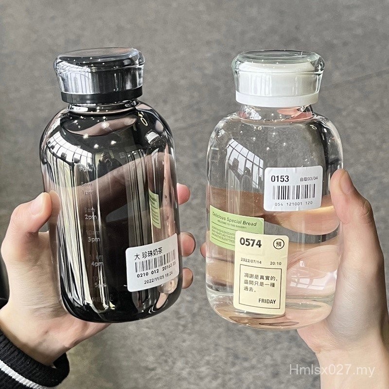 Penutup Berganda Skala Masa Cawan Kaca Estetik Tinggi Kapasiti Besar ...