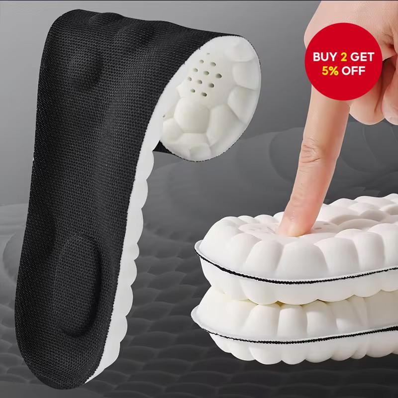 Shock-Absorbing Orthotic Insoles with Arch Support: Soft Sport Shoe ...