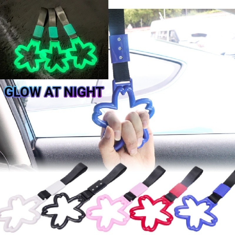 NEW READYSTOCK Car Interior Pull Ring Sakura Handle Strap Charm Drift ...