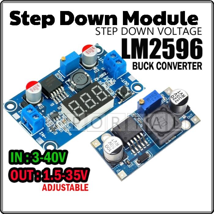 LM2596 DC-DC Adjustable Step Down Module Buck Converter Power Supply | Shopee Malaysia