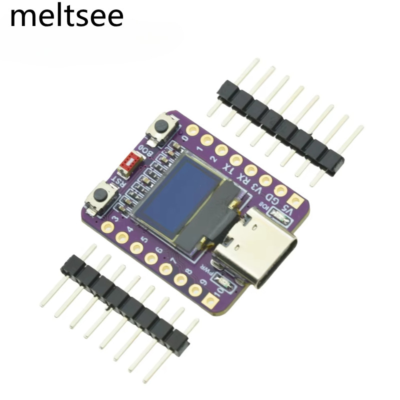 ESP32-C3 OLED Development Board With 0.42 Inch OLED Module Ceramic Antenna Wifi Bluetooth Mini ...