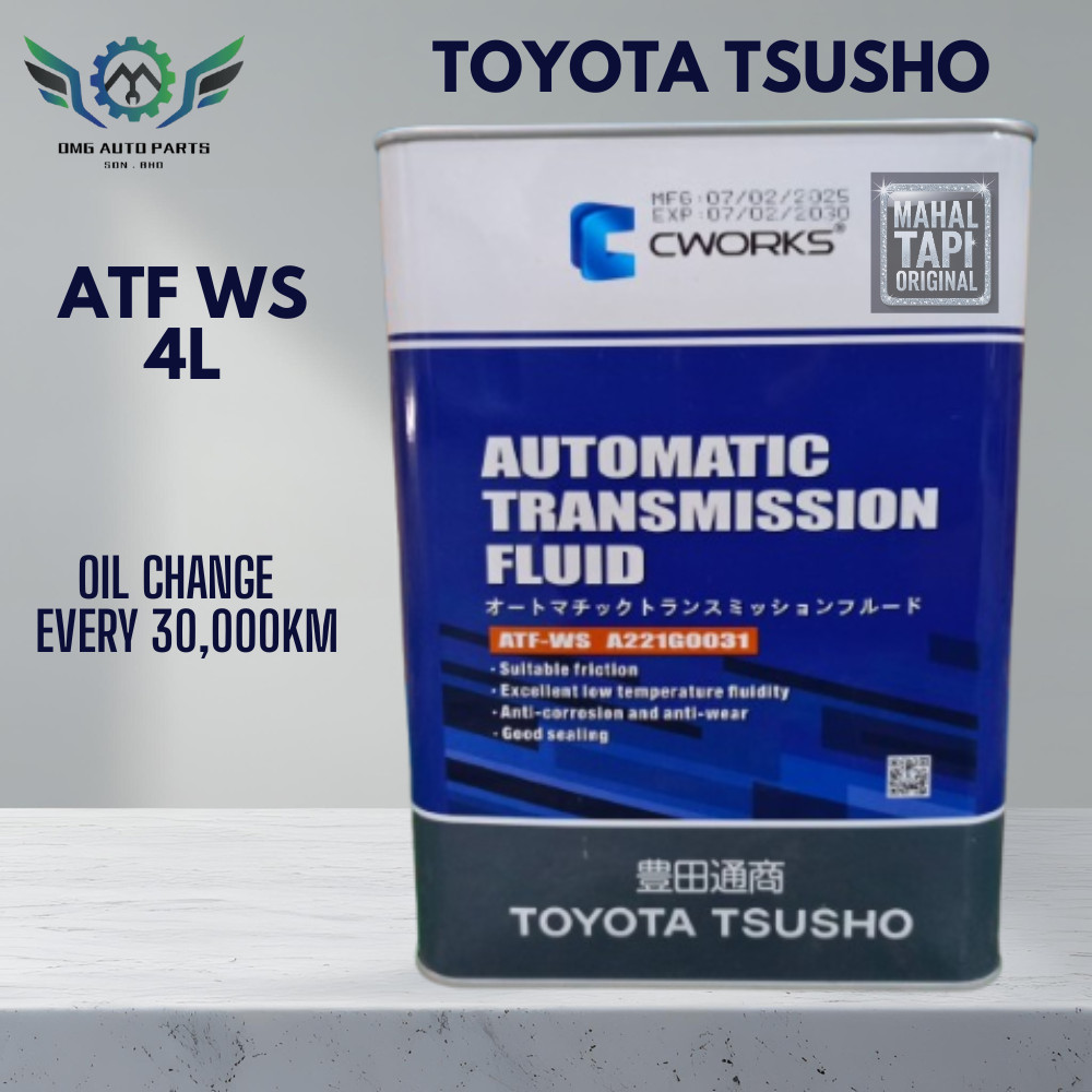 CWORKS TOYOTA TSUSHO ATF TYPE IV 4L / ATF-WS 4L / CVT-FE 4 LITER AUTO ...