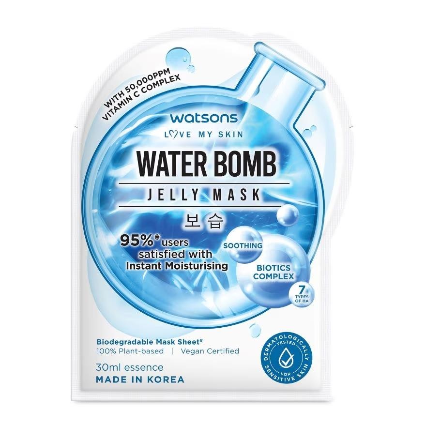WATSONS Water Bomb HA Jelly Mask 1s | Shopee Malaysia