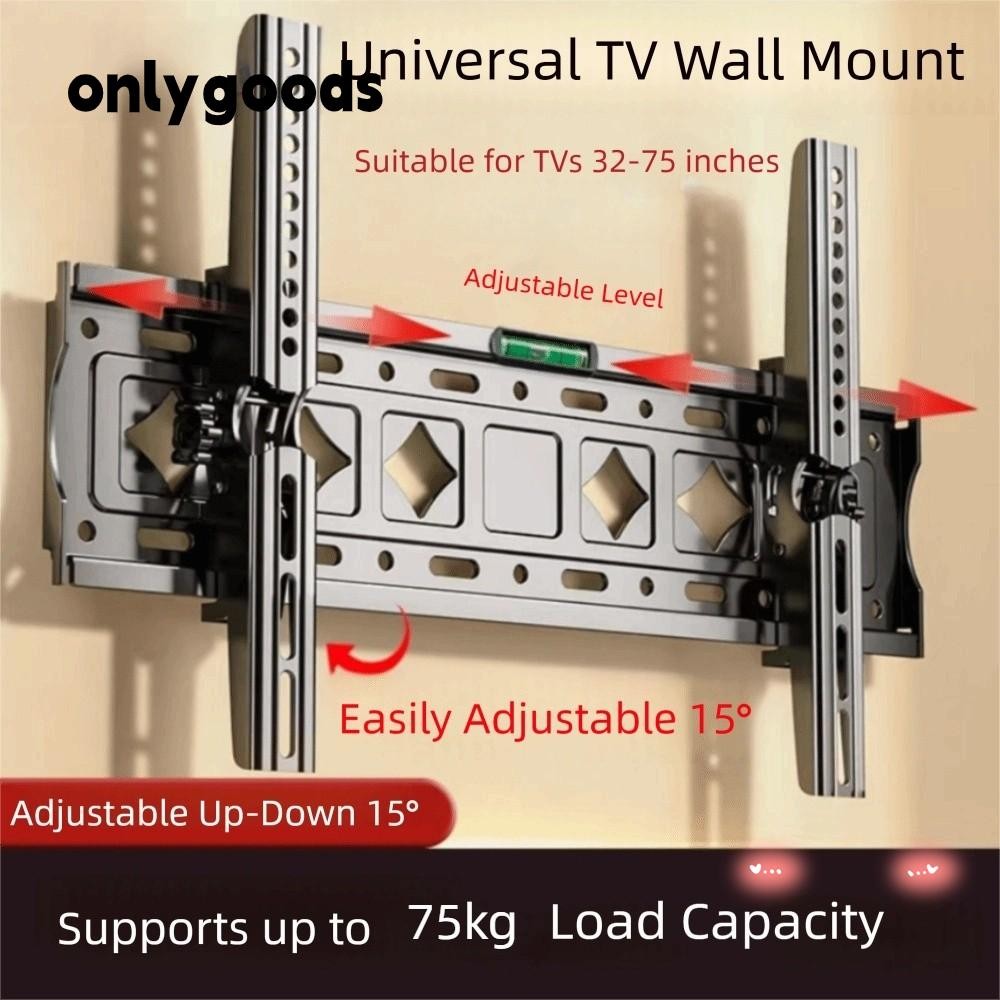 ONLYGOODS Wall Mount Bracket, Easy Installation Adjustable TV Hanger ...