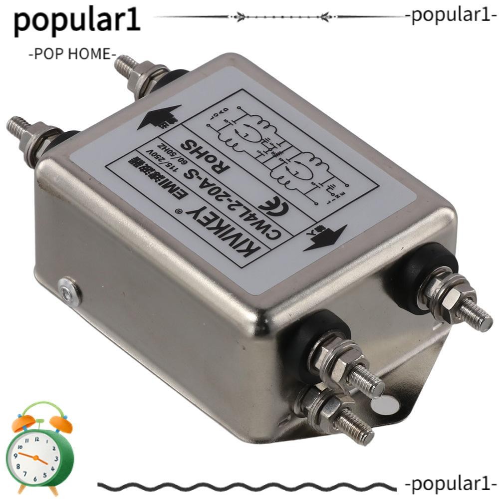 POPULAR Power EMI Filter, Termianl Single-Phase Noise Suppressor ...