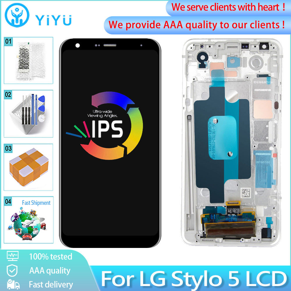 Original For LG Stylo 5 LM-Q720 LMQ720MS LMQ720TSW LCD Display Touch ...