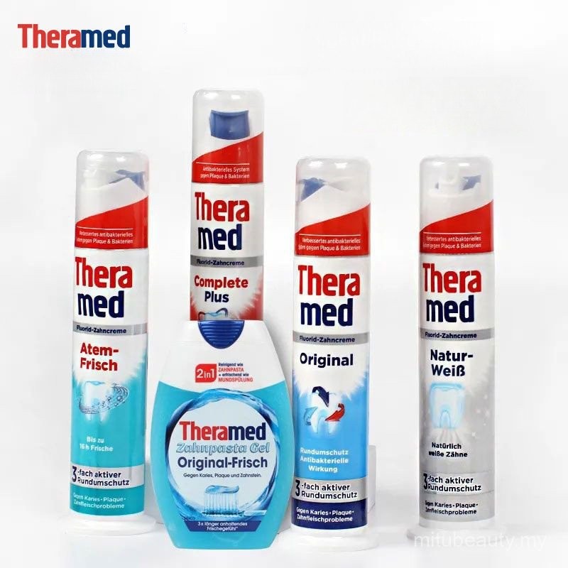 Theramed Henkel Standing Press Toothpaste 100ml Germany Imported ...