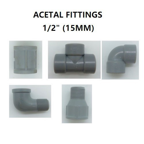 [1PCS] PVC Acetal Fitting 1/2" (15MM) | Shopee Malaysia