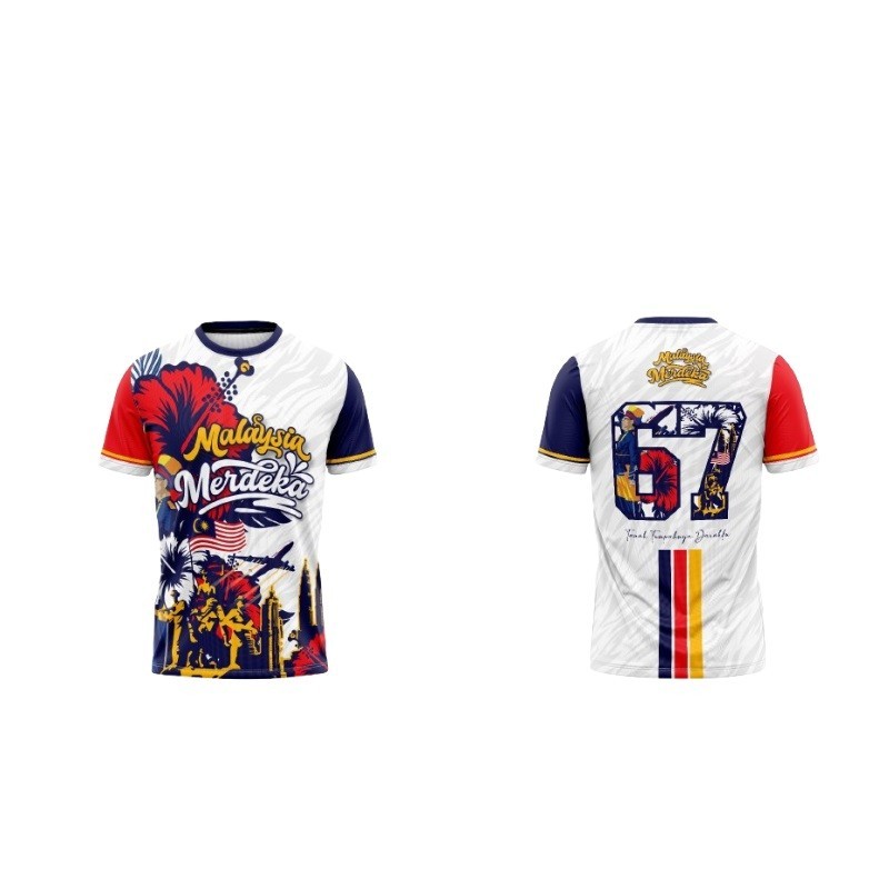 New Pattern Merdeka Apparel 2024 Sublimation Jersey | Shopee Malaysia
