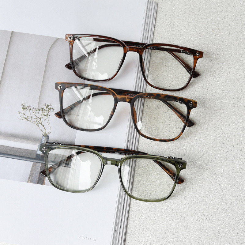 Vintage Large Rims Glasses Frame Square Eyeglasses Frame Men Women ...