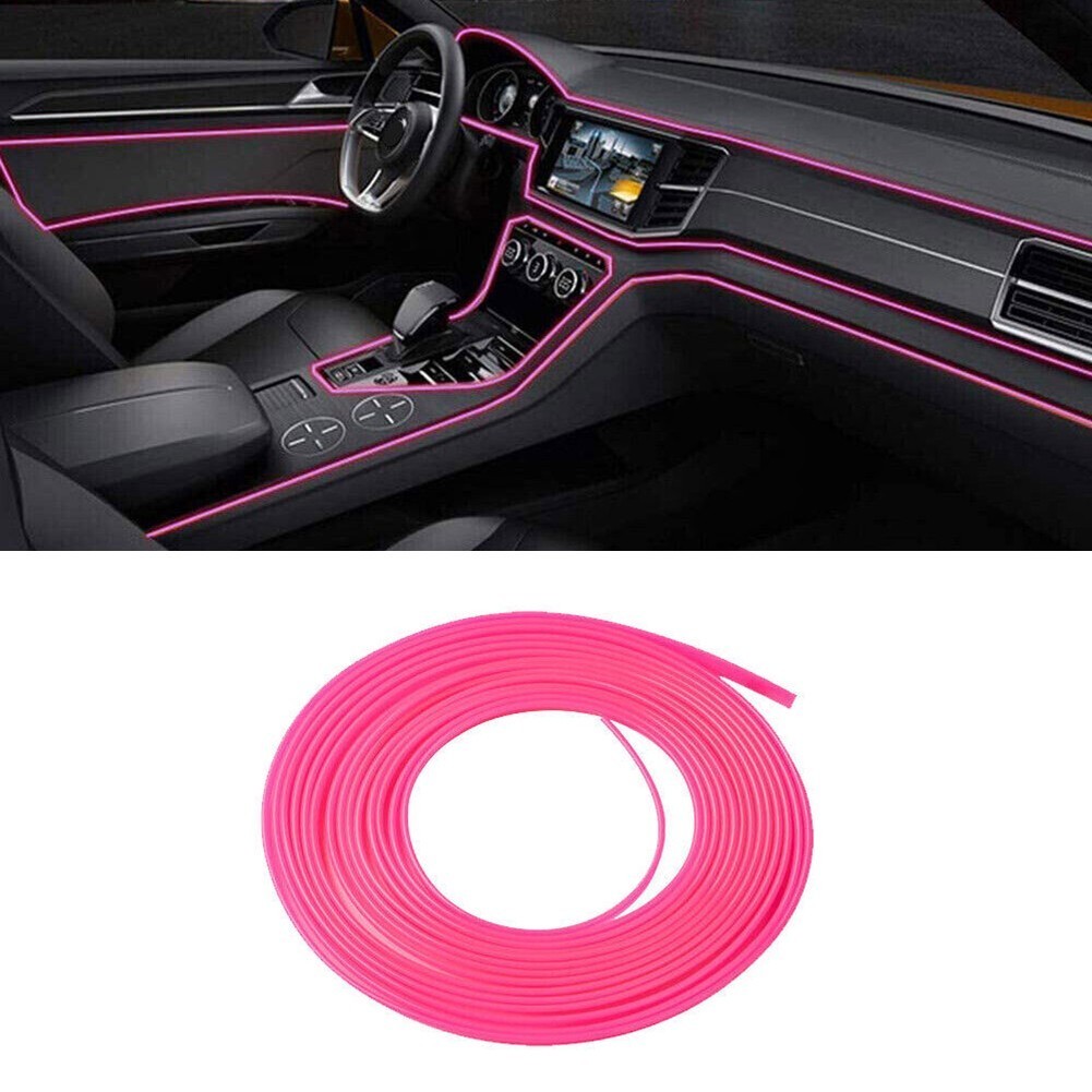 {SUFA} 5M Car Interior Accessories Pink Point Edge Gap Door Panel ...