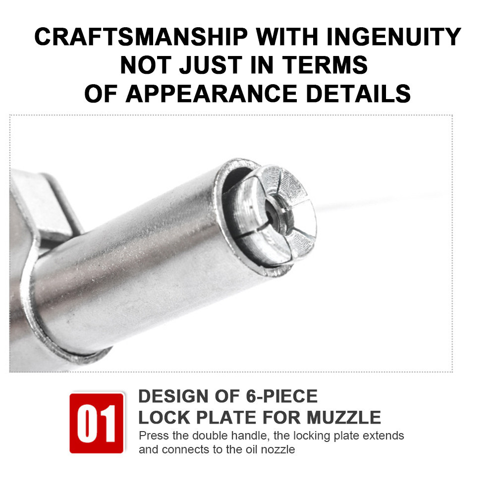 {Warm} High Pressure Grease Nozzle Locking Clamp Type Single Handle Oil ...