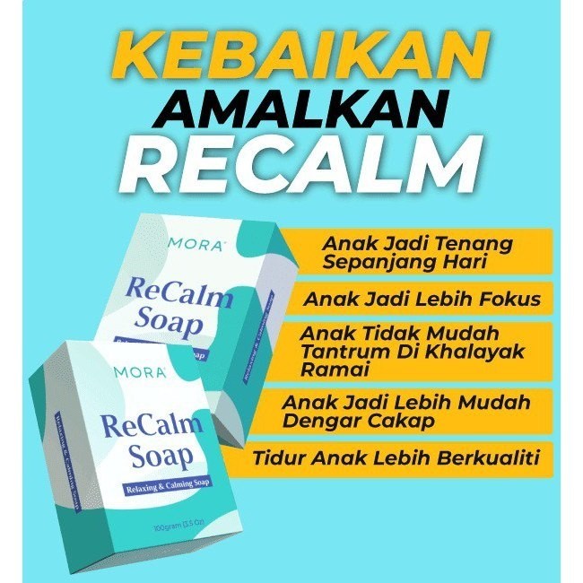 [100% ORIGINAL] MORA RECALM SOAP GABUNGAN 8 MINYAK AROMATERAPI | Shopee ...