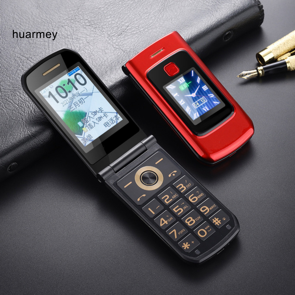 HUARMEY Mafam F301 Keypad Phone Multifunctional Dual-Display Screen Dual-Card Dual Standby ...
