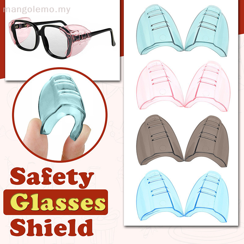 [MANGO] Side Shields for Eye Glasses Slip-On Safety Glasses Flexible Shield Universal GOOD ...