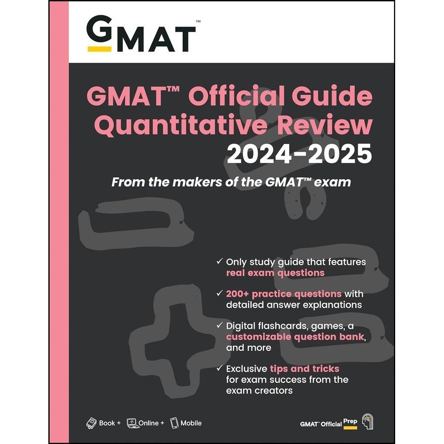 GMAT Official Guide Quantitative Review 2024-2025: Book+Online Que/GMAC ...
