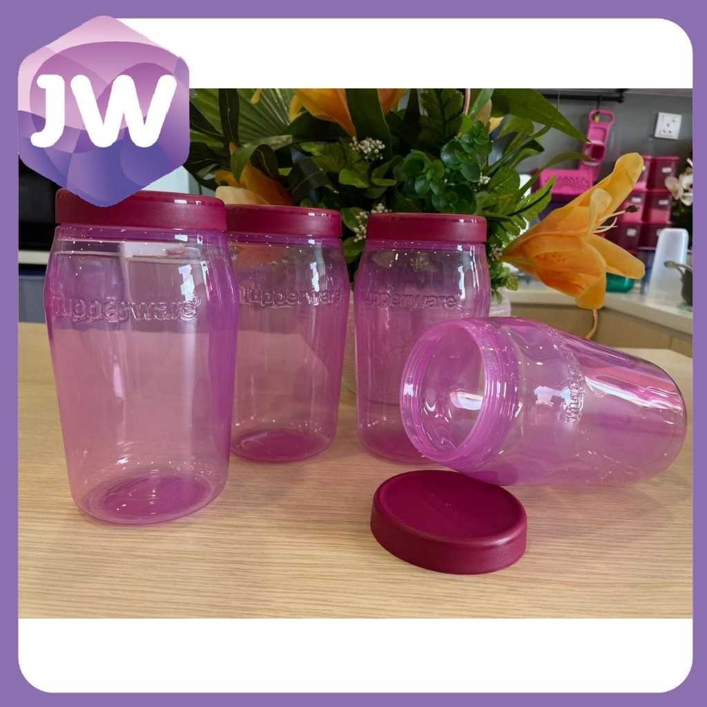 Tupperware 825ml Universal Jar Maroon Purple Virtually Unbreakable New ...
