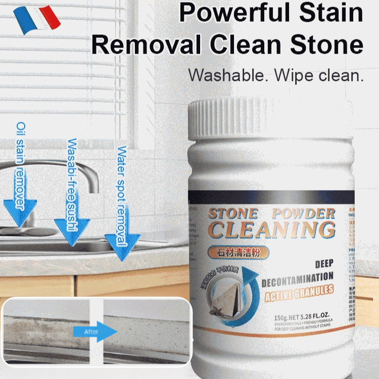 [Powerful Disintegration/Efficient Stain Removal] Stone Cleaning Powder ...