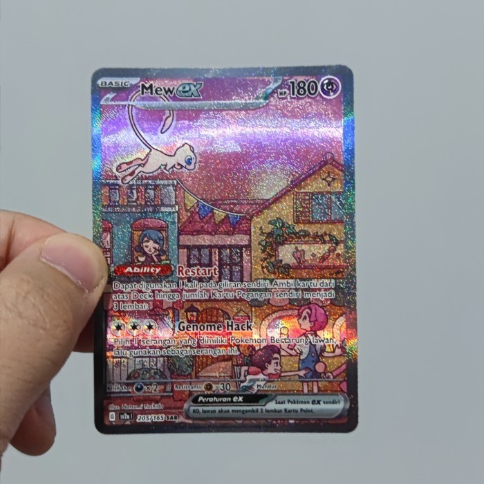 Mew EX SAR POKEMON TCG INDONESIA POKEMON 151 | Shopee Malaysia