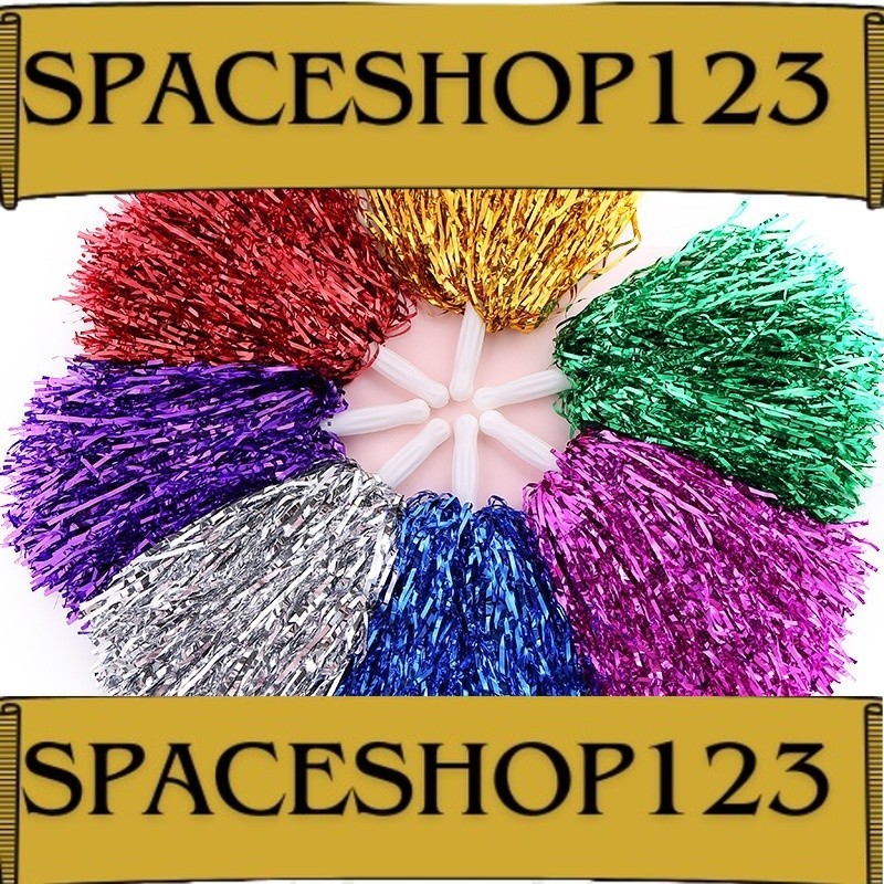 Bodas Cheerleading Pom Poms with Straight Handle Team Spirit Cheering ...