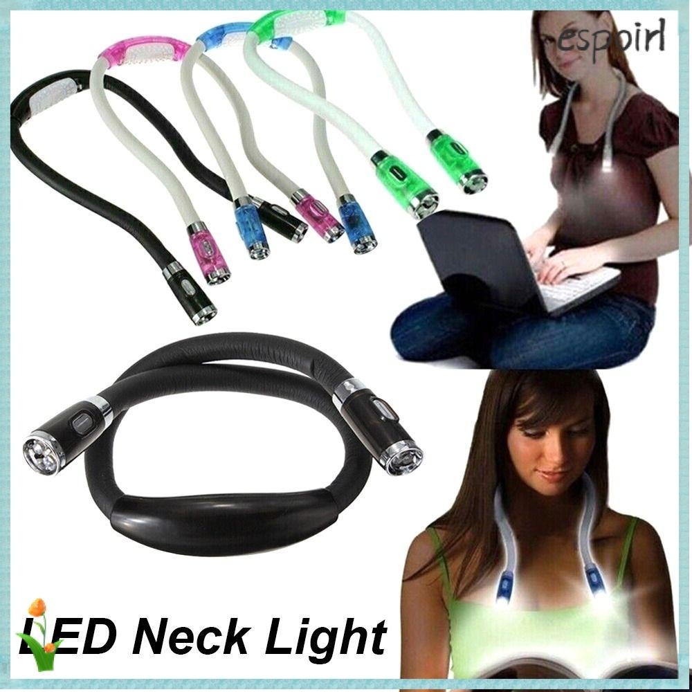 ESPOIR LED Neck Light Hot Flexible Handsfree Night Flashlight | Shopee Malaysia