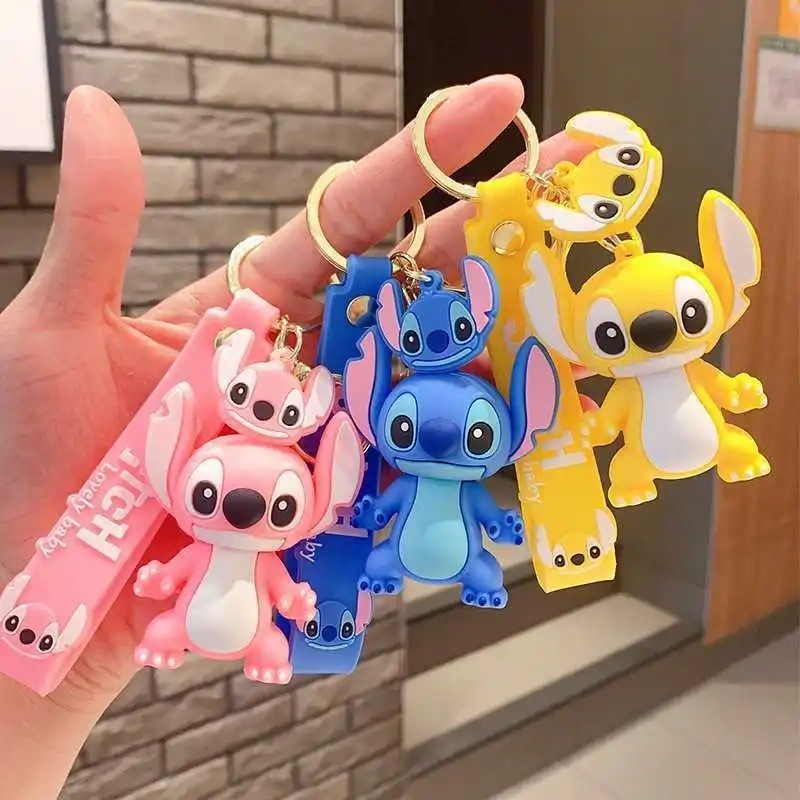 Stitch Keychain Stitch Action Figure Keychains Pendent Ornament Dolls ...